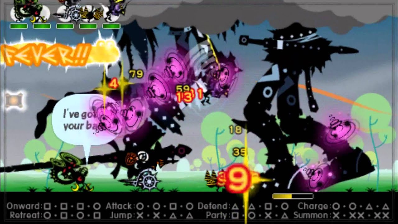 Patapon 3 Boss: The Legendary Gigantus w/ Grenburr - YouTube