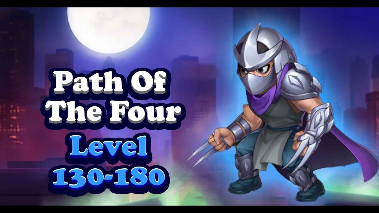 Hero Wars The Path Of The Four Level 130-180 Boss Fight | Hero Wars Ninja Turtles - YouTube
