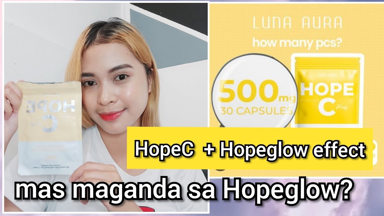 HOPE C 1WEEK HONEST REVIEW (HOPEC + HopeGlow effects!) - YouTube