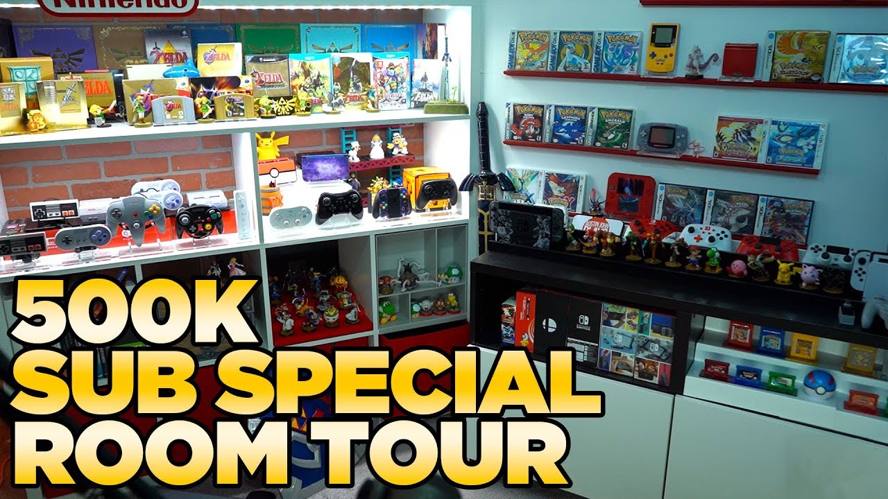 500K Subscriber Special Room Tour 2018 | Austin John Plays - YouTube