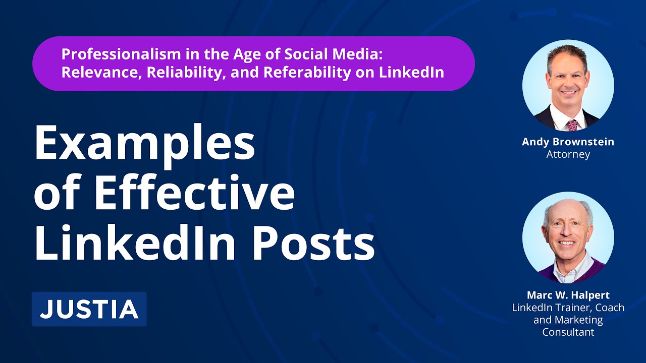 Examples of Effective Linkedin Posts | Professionalism in the Age of ...