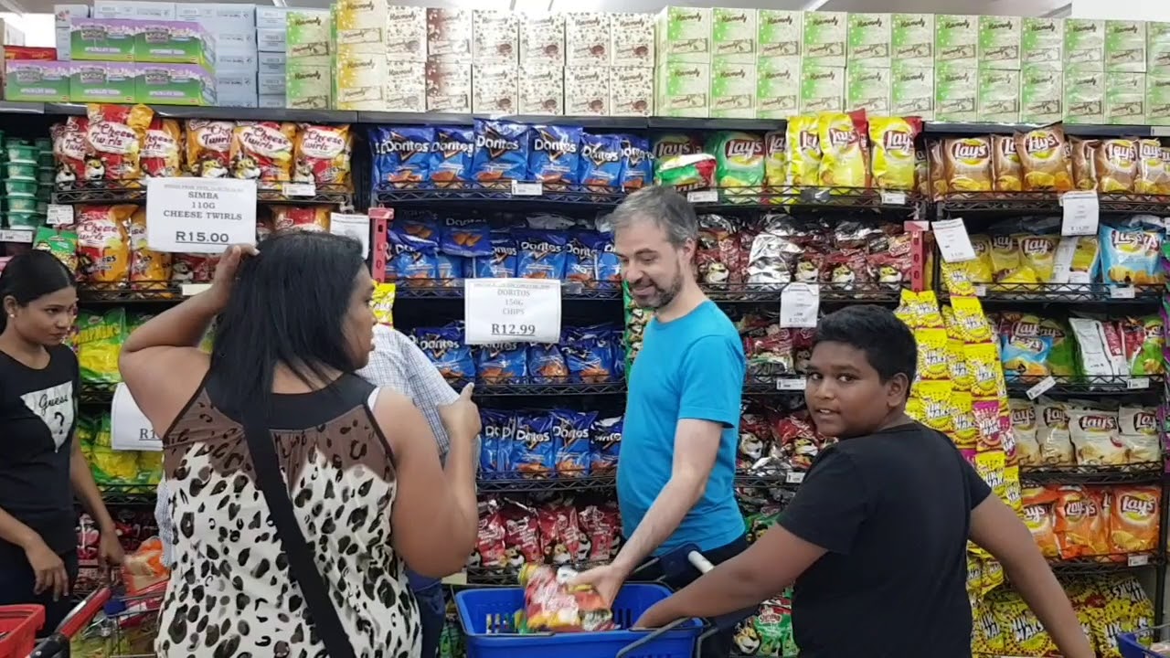 Shopping at Golden Sun supermarket, Tongaat - YouTube