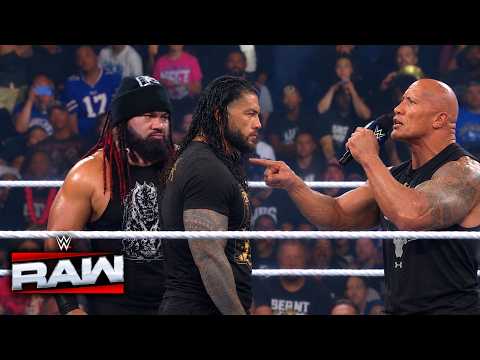 The Rock Finally Challenge to Roman Reigns for wwe world heavyweight championship at Raw Highlights