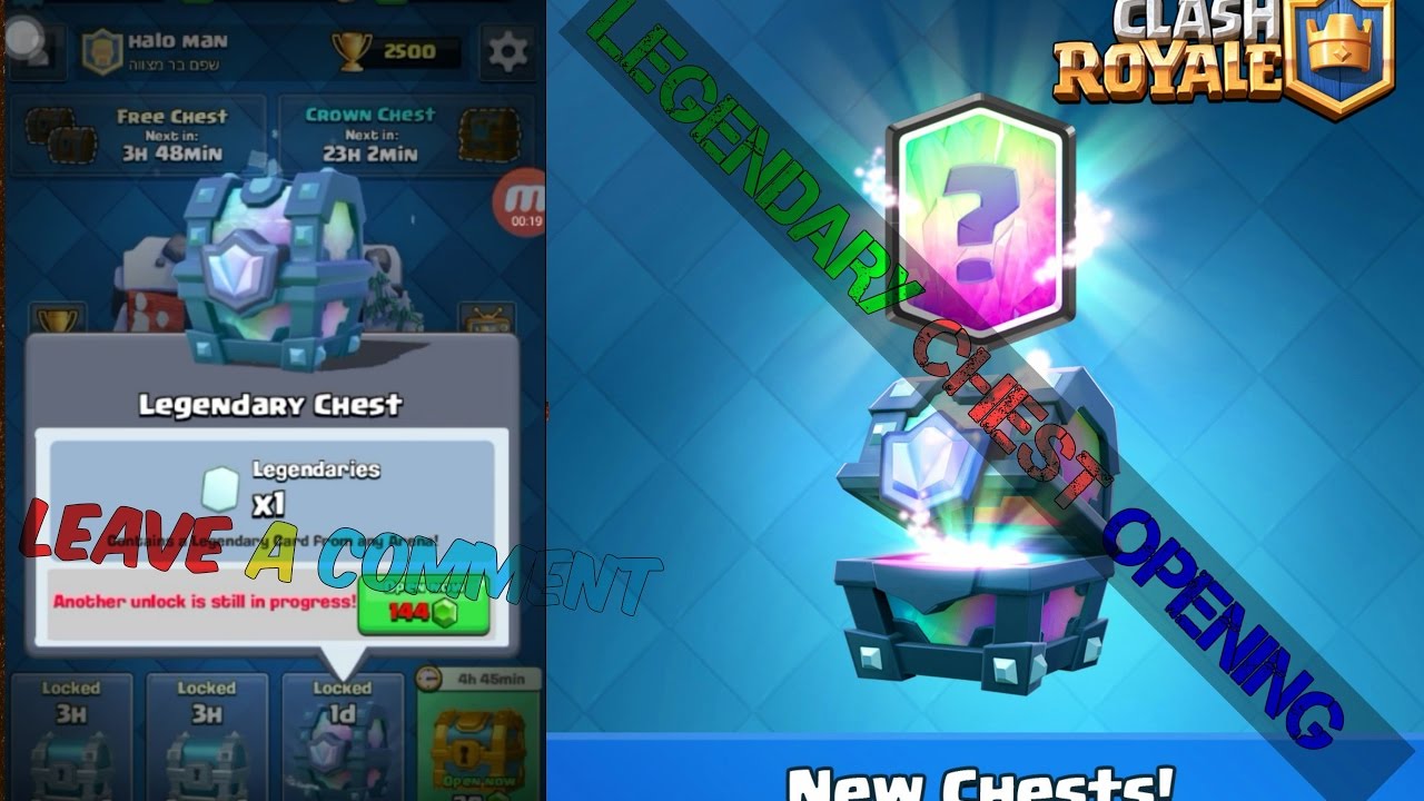 Legendery Chest Opening - YouTube