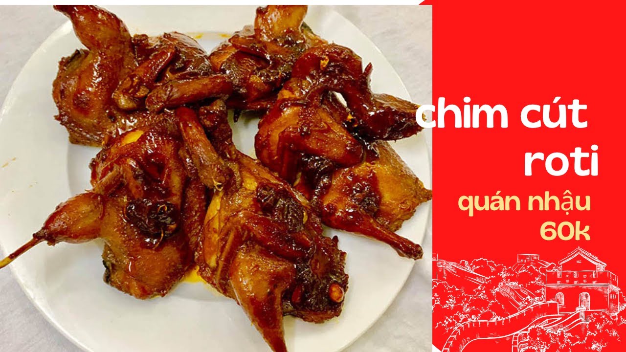 cách làm chim cút rôti | chim cut rôti quán nhậu | Nấu ăn ngon- Phạm ...