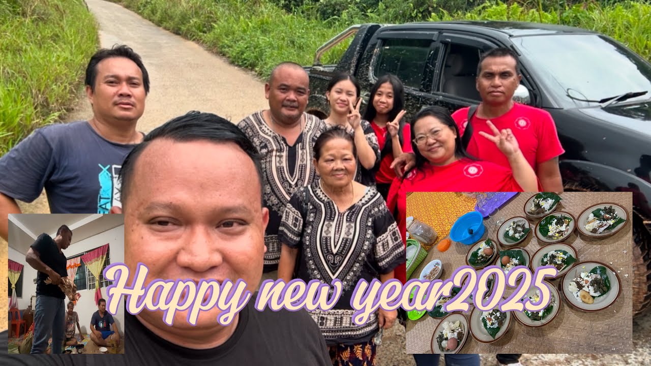 Nyambut taun baru 2025 begulai ngau bala menyadi datai ari Kuching ...