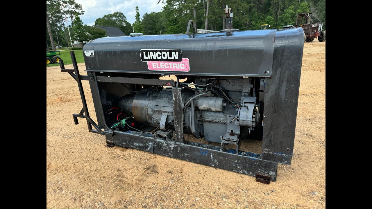 Lincoln Shield Arc SA 250 Diesel Welder Lot#905 - YouTube
