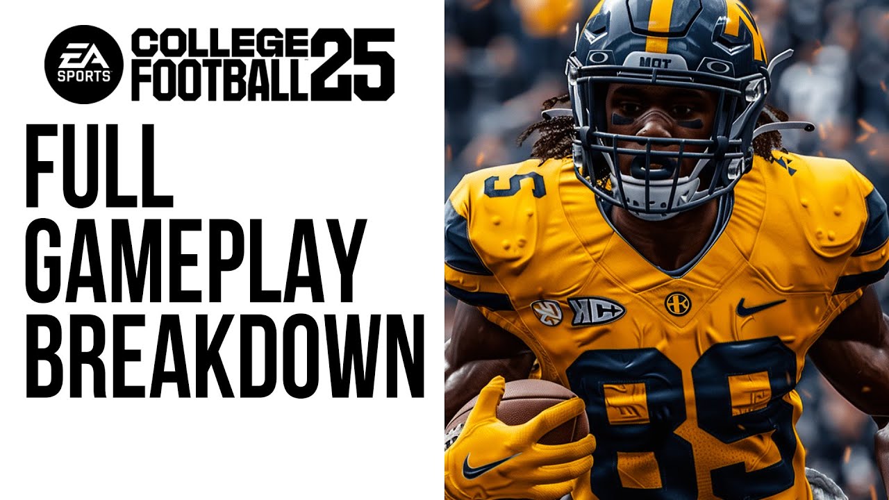 COLLEGE FOOTBALL 25 FULL GAMEPLAY BREAKDOWN - YouTube