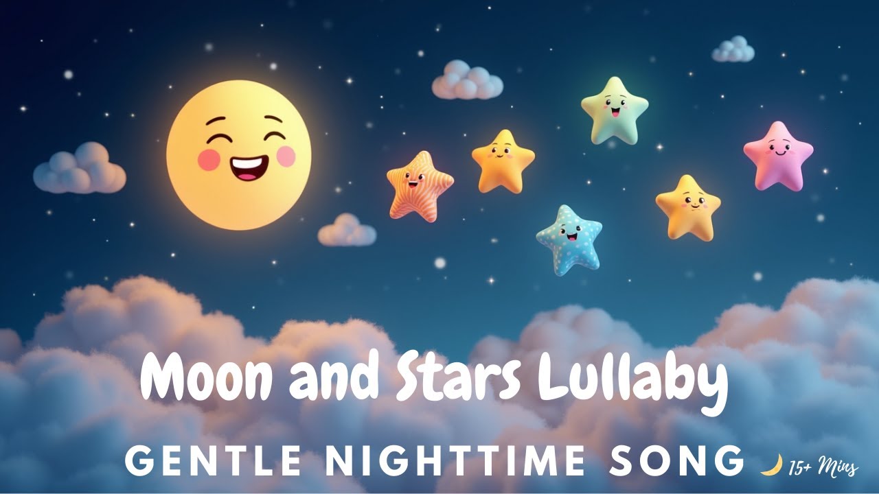 Moon and Stars Lullaby for Baby Sleep | Gentle Bedtime Music for ...