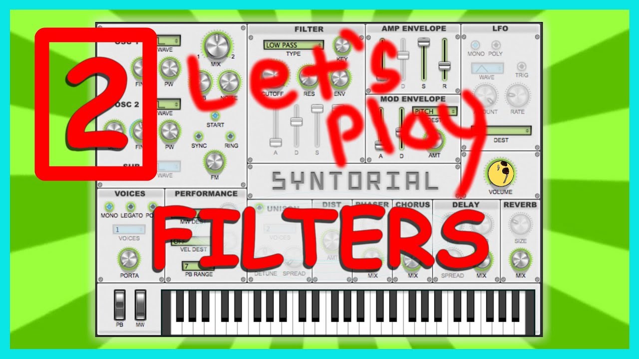 Easy Synth Programming - Low Pass Filter - YouTube