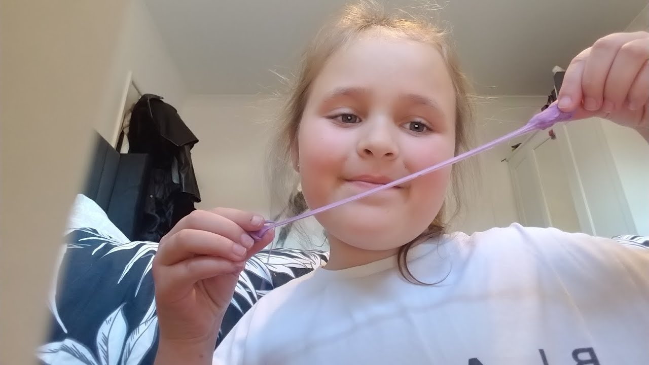 Learn how to make slime with just blue Tak and soap - YouTube