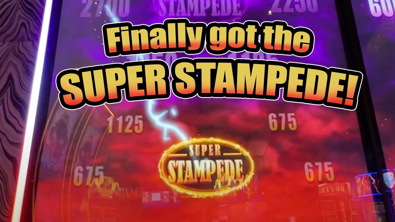 Finally got the SUPER STAMPEDE on Buffalo Strike Machine! - YouTube
