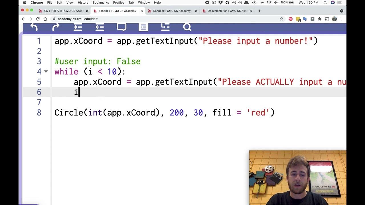 Python While Loops - CMU CS Academy 9.4.1 - YouTube