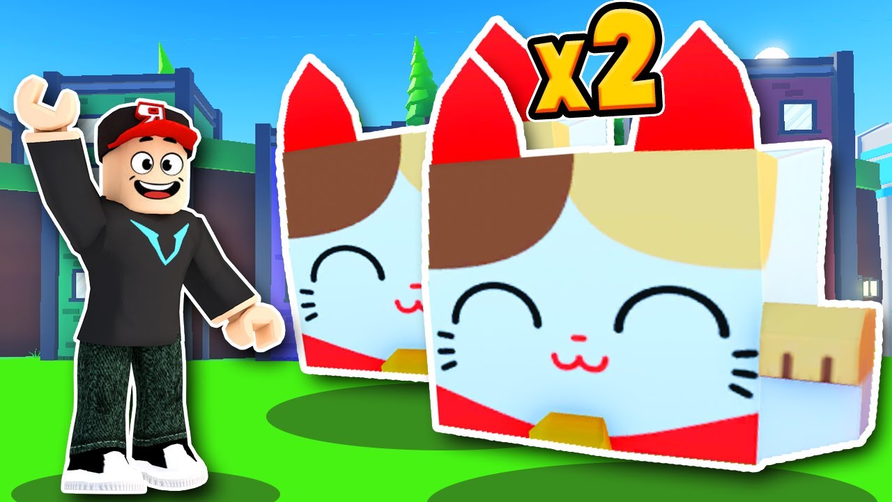 DWA HUGE LUCY CAT W JEDNYM OTWORZENIU! (Pet Simulator X Roblox) - YouTube