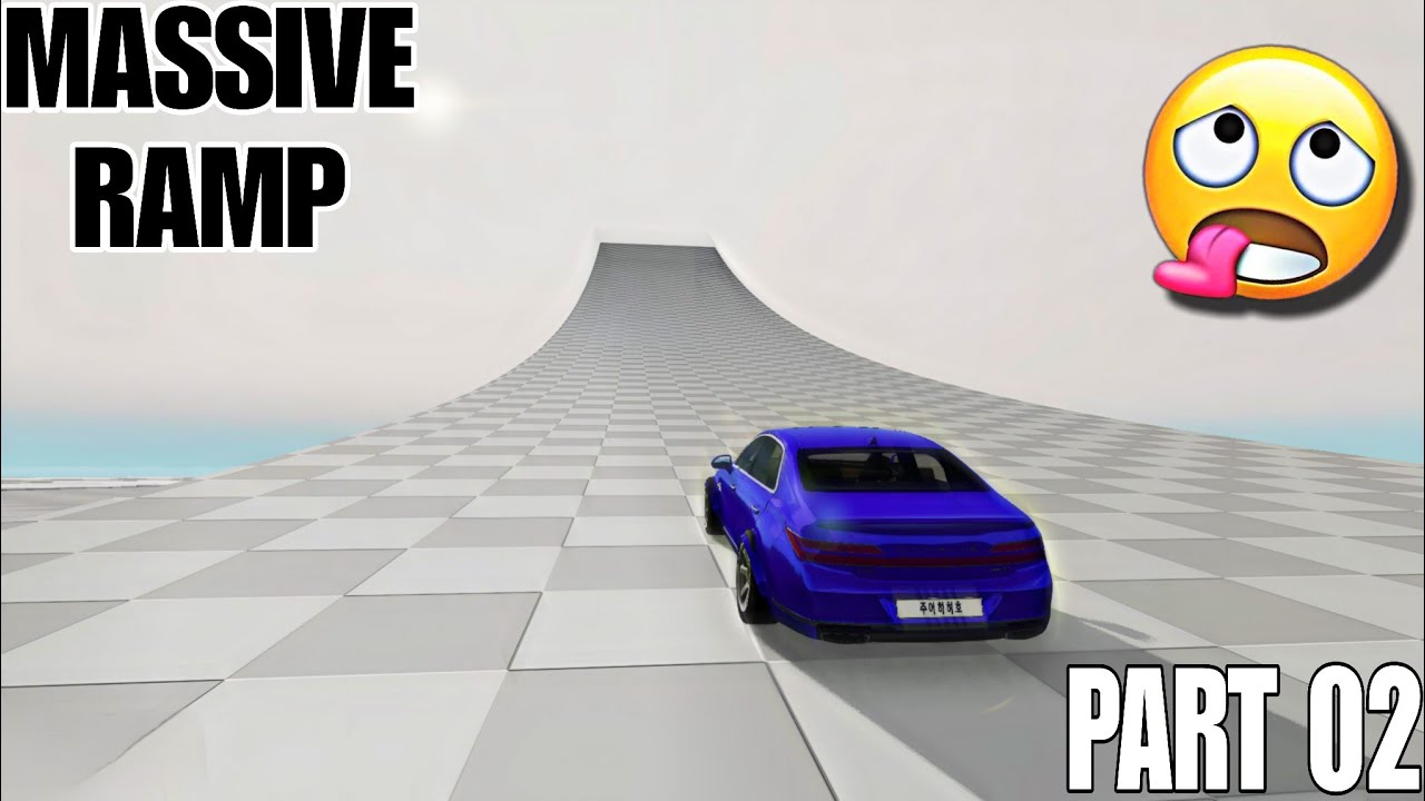 massive ramp jump | part 2 | survival crashes .. - YouTube