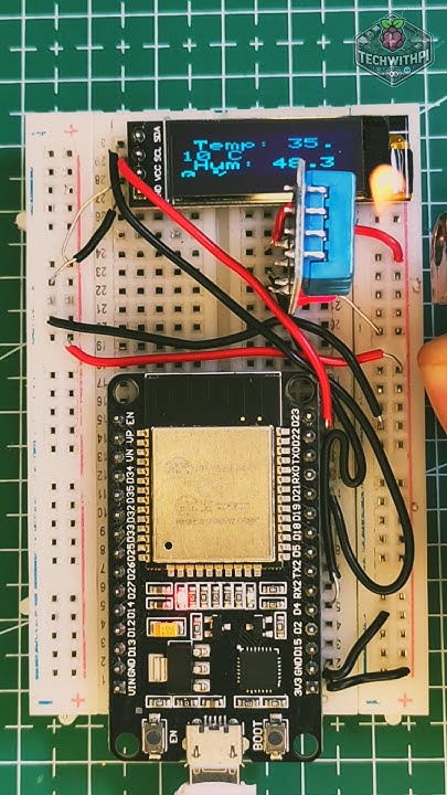 ESP32 + OLED Display | Real-Time Humidity Monitoring with DHT11 Sensor!#ESP32#DHT11#OLED# ...