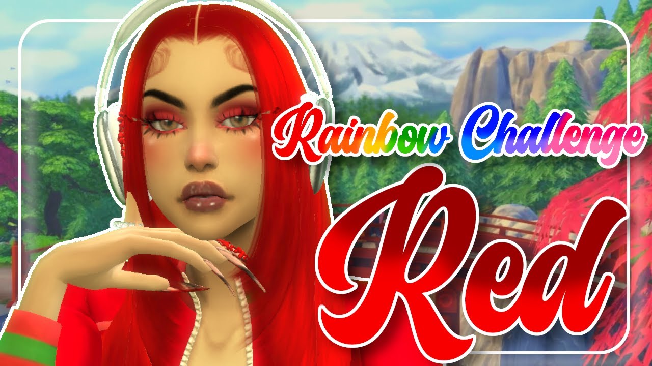 Rainbow Challenge | Sims 4 Create A Sim - YouTube