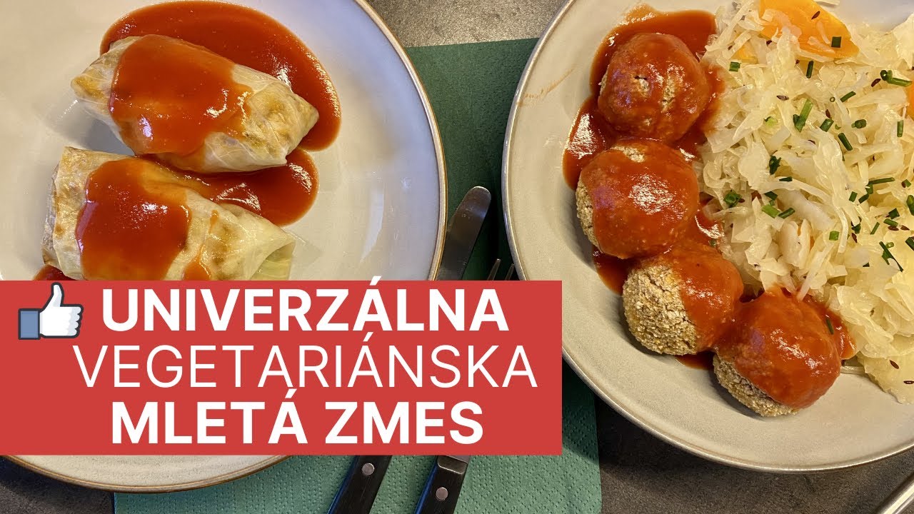Univerzálna vegetariánska mletá zmes / Domáca rastlinná fašírková zmes ...