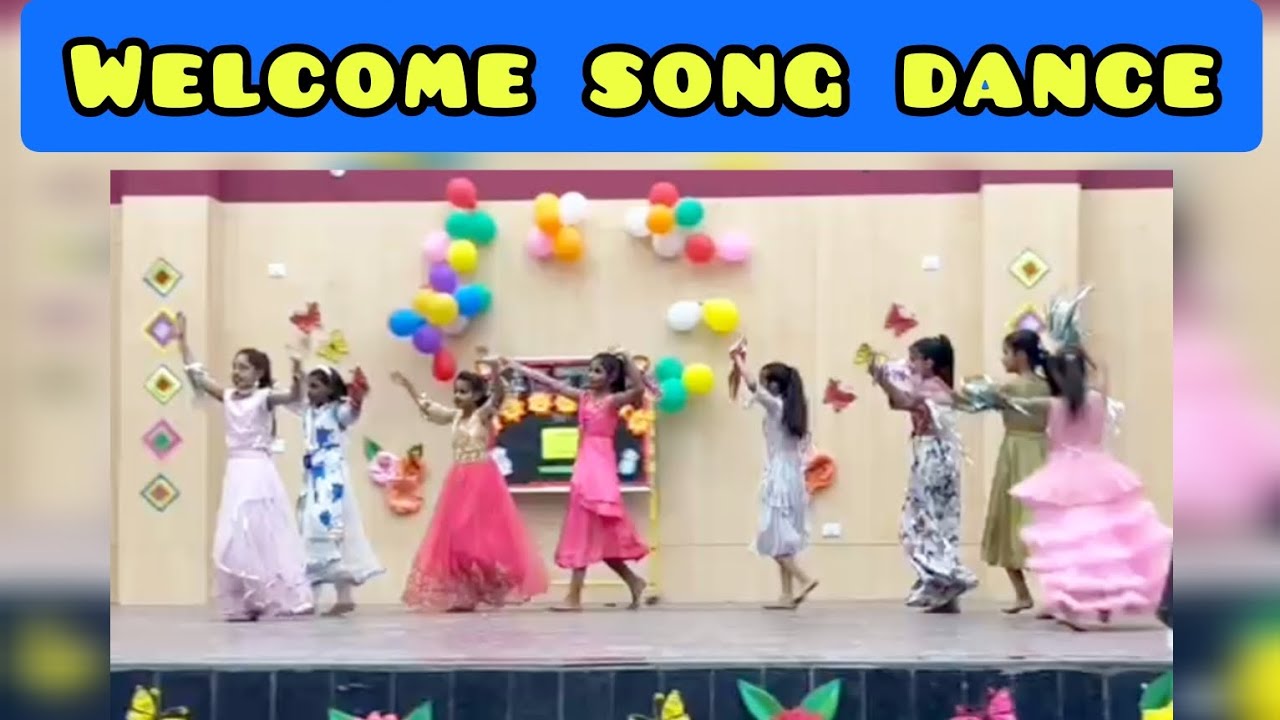 Welcome song dance for school function|Smile on our face|Dance ...