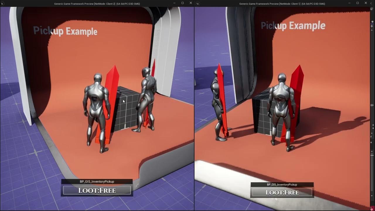 UE5 multiplayer interaction and inventory system [WIP] - YouTube