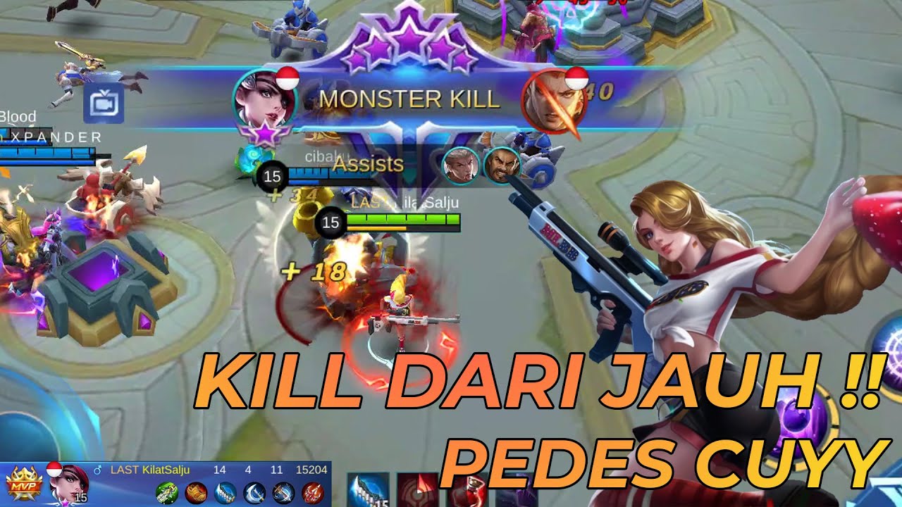 The Ultimate Sniper ! Tutorial Lesley Mobile Legends by KilatSalju ...