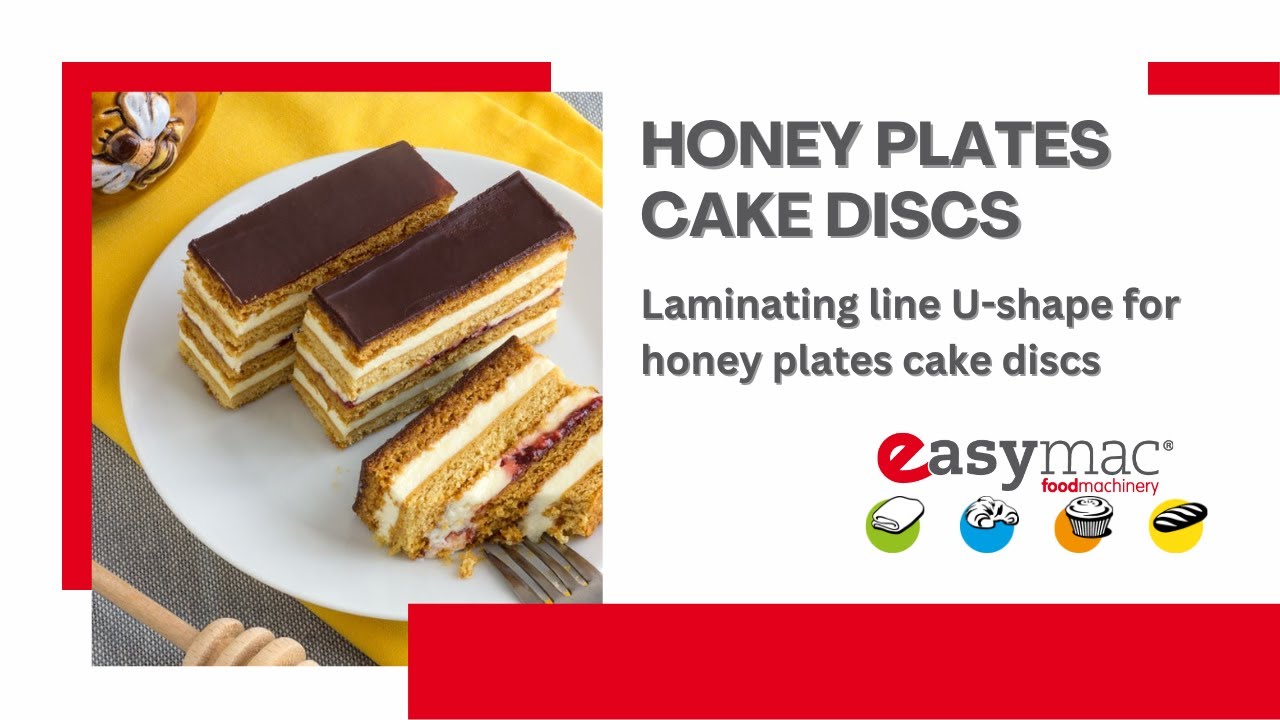 EASYMAC - Honey plates laminating line U-shape - YouTube