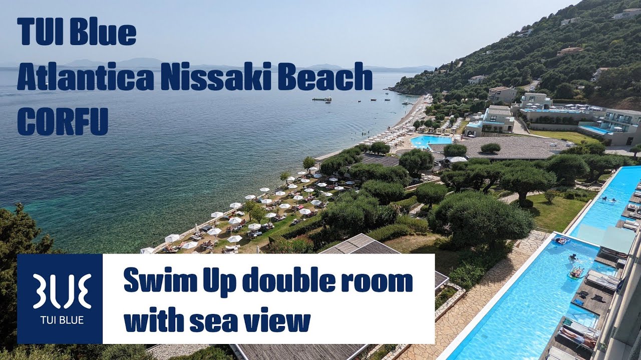 Room tour | TUI Blue Atlantica Nissaki, Corfu | Swim Up double room ...