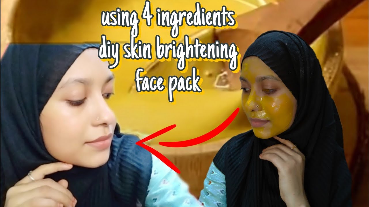 diy face pack using only 4 ingredients #diyfacepack # ...
