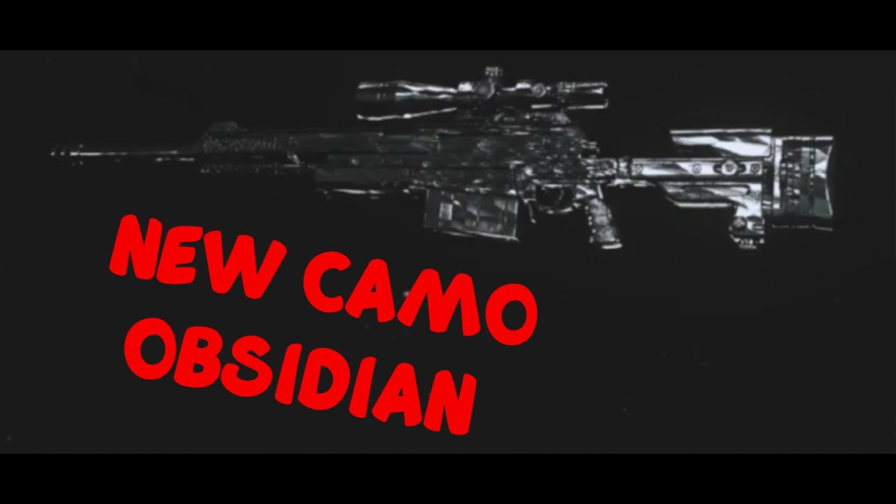 NOUVEAU CAMO OBSIDIAN SUR MW - YouTube