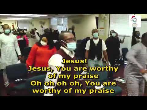 Gbenga Oke ministering at the 2020 end of year Praise at OHC Dallas ...