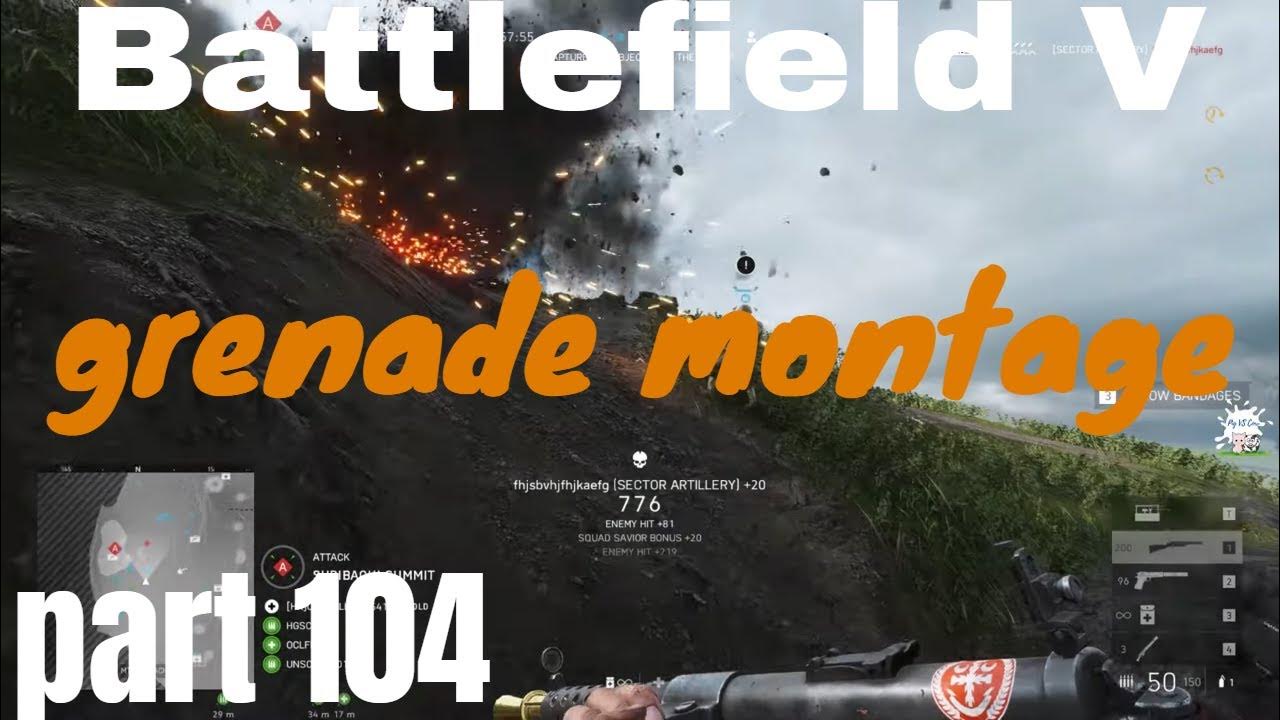 Battlefield V - 4K grenada montage, part 103 | pigVScow - YouTube