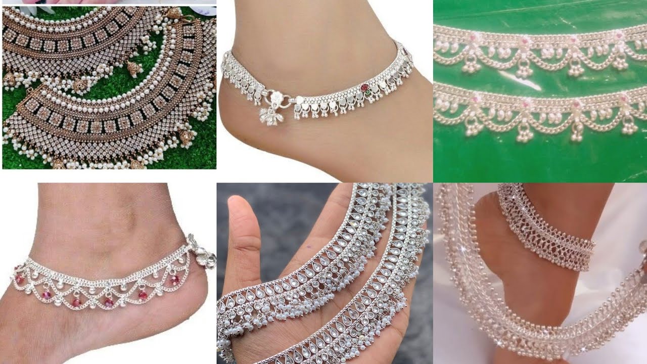 latest chandi payal designs | chandi ki payal designs | silver payal ...