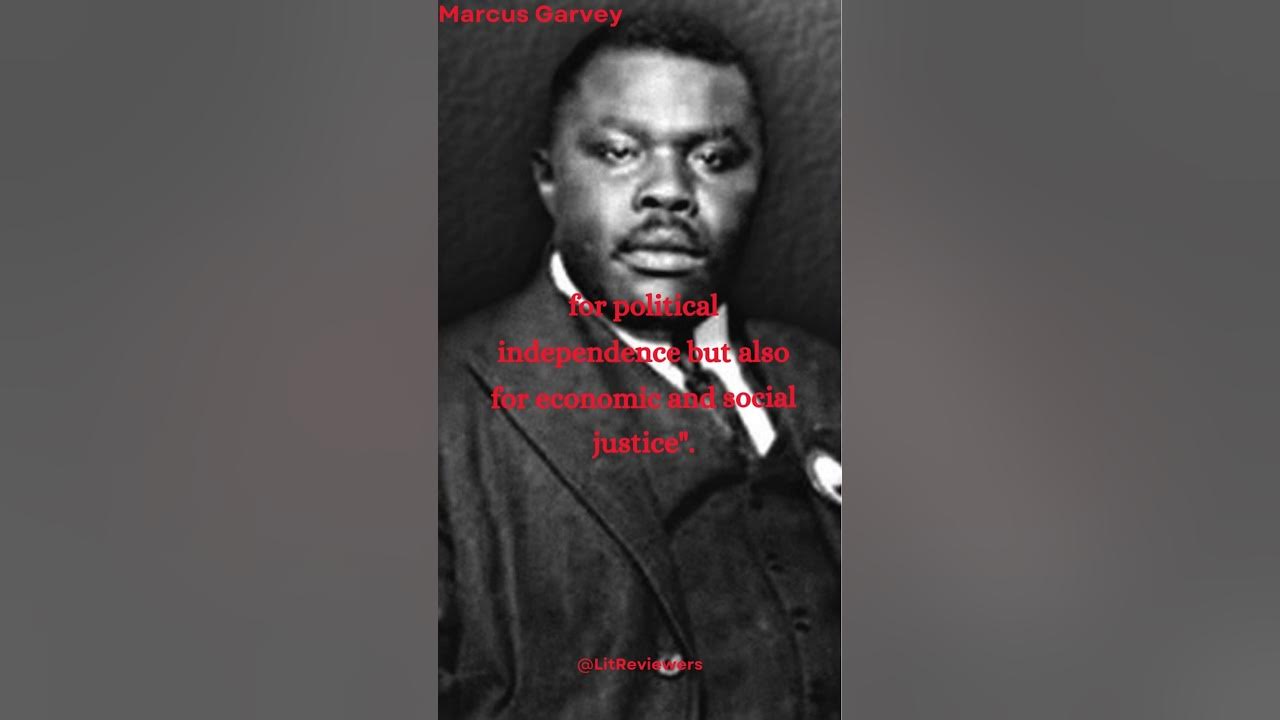 Marcus Garvey: Symbol of Black Nationalism #BackToAfricaMovement# ...