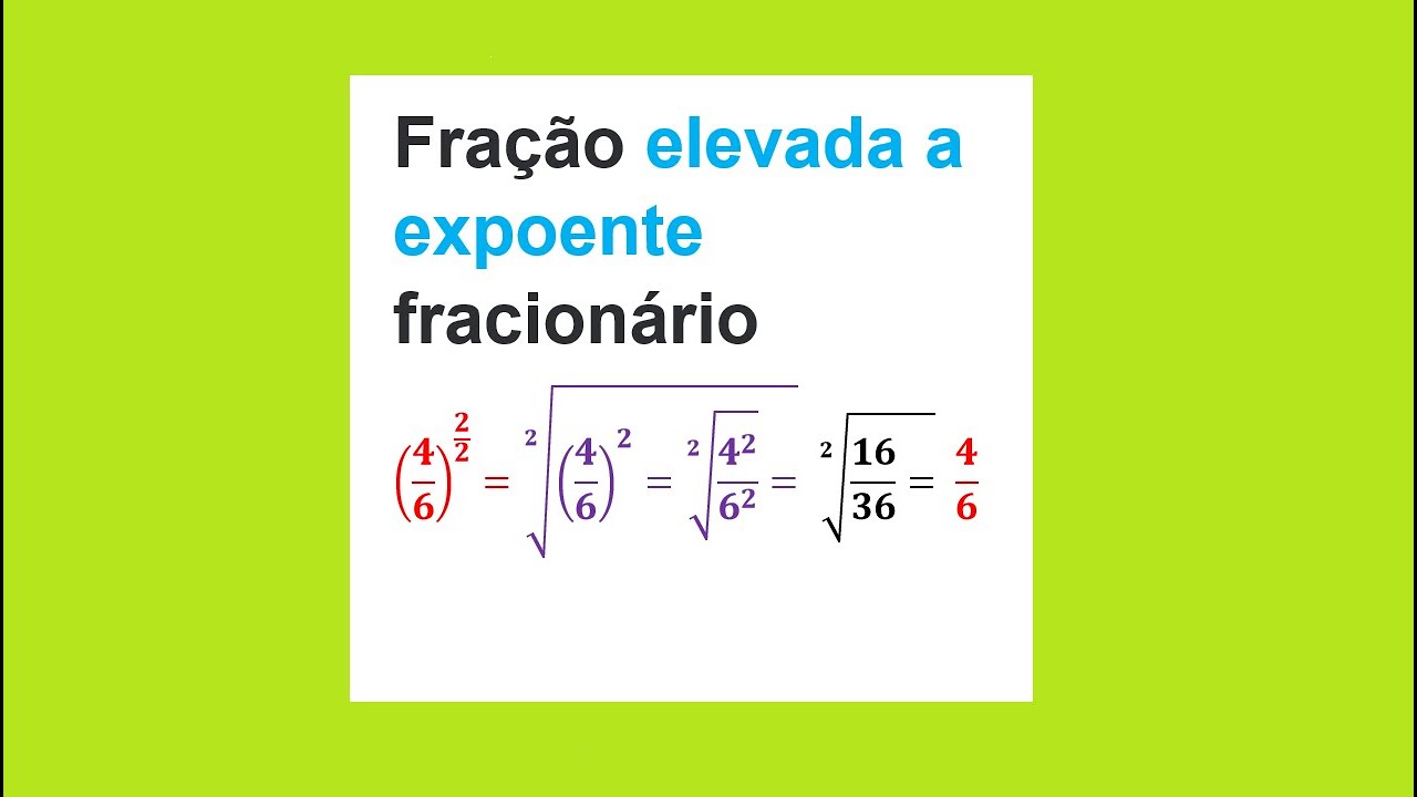Fração Elevada A Fração - FDPLEARN