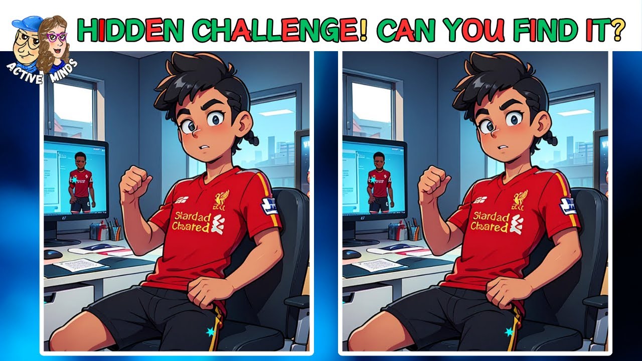 Hidden Challenge! Can you find it? Find the 3 Differences! It is a ...