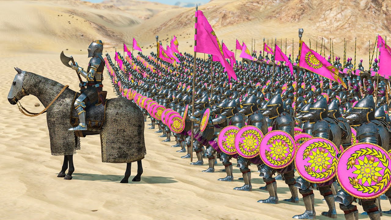 1000 Iron Knights vs 1000 Roman Legionaries — The Age of Steel vs the ...
