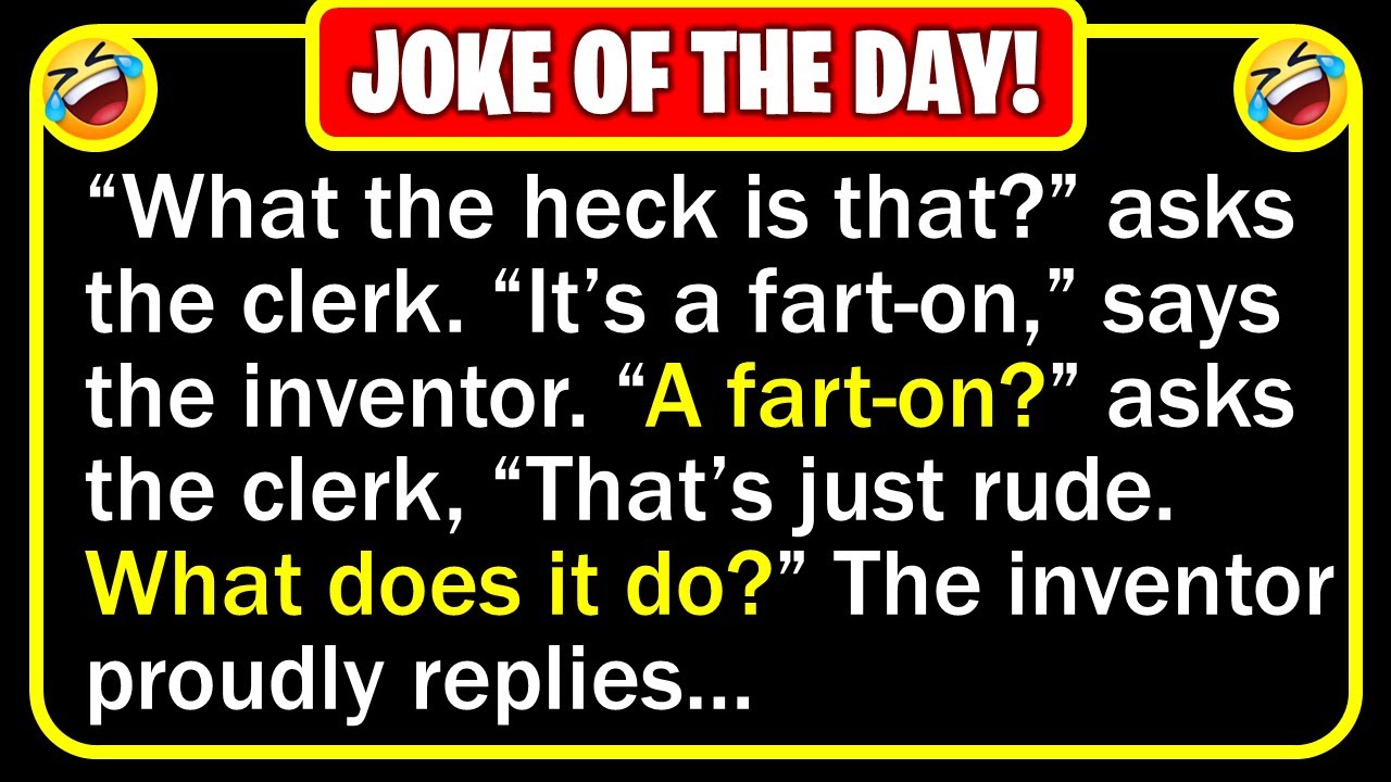 🤣 BEST JOKE OF THE DAY! - A man enters the Patent Office carrying some ...