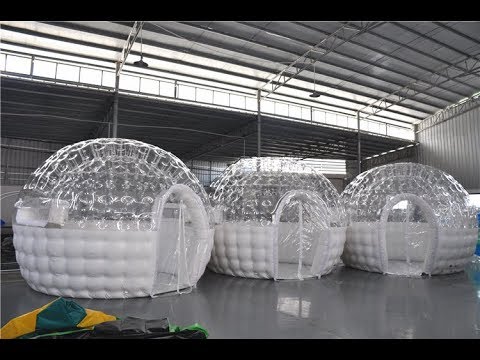 Inflatable clear dome tent, inflatable transparent tent, inflatable ...