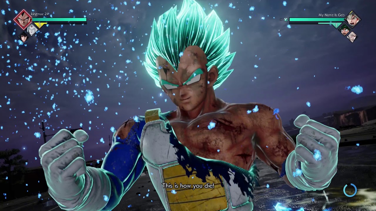 jump force gameplay (Vegeta god mode) - YouTube