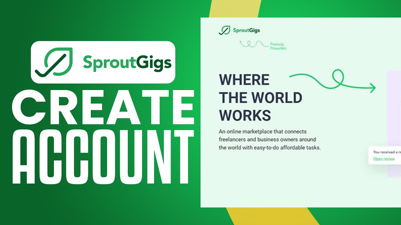 How To Create SproutGigs Account (2025) Easy Tutorial - YouTube