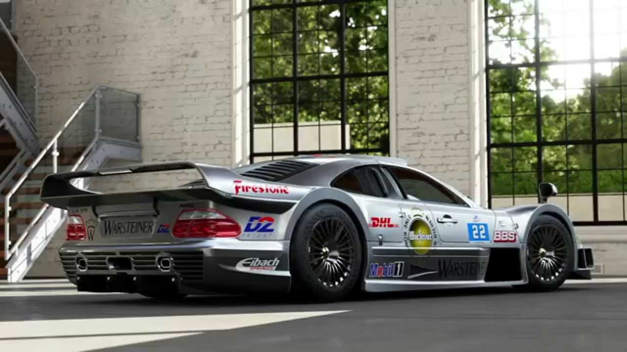 AMG Mercedes CLK GTR 1998 - YouTube
