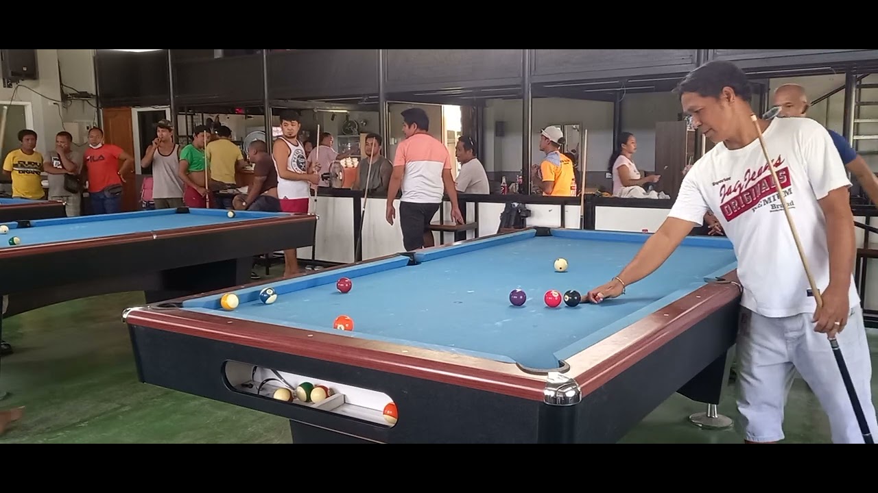 open double 10 ball tournament.33k race to 9 arnel paul vs julios rex ...