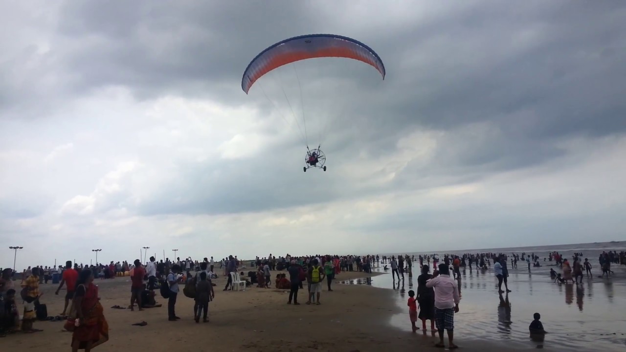 Masula Beach Festival, Paragliding Joy Ride at Masula Beach Festival ...
