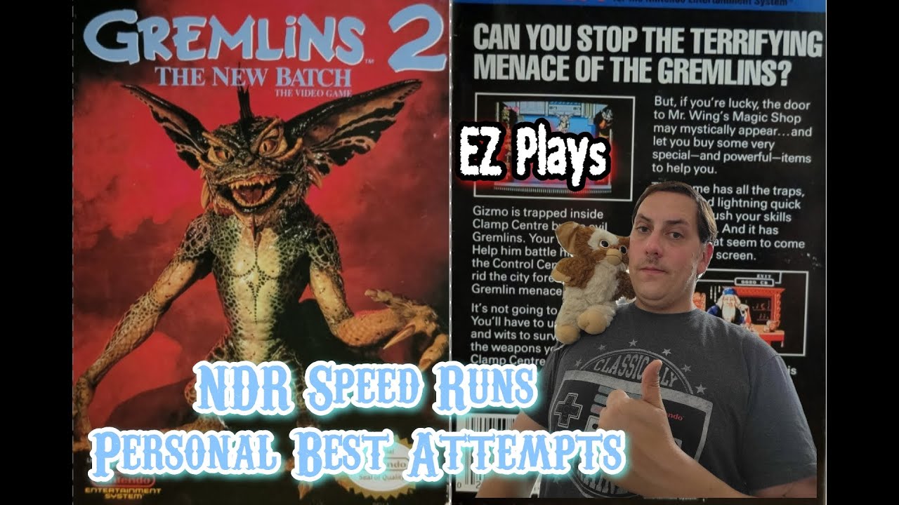 Gremlins 2 (NES) NDR Speed Run | Personal Best | Hall of Heroes | EZ ...