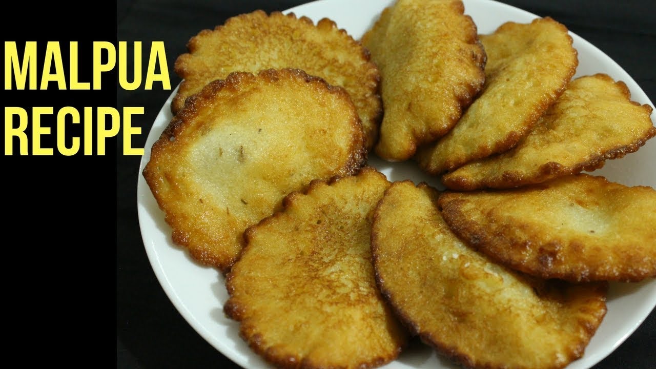 Malpua Recipe | Coconut Malpua | Sweet Pua Pitha | Gulgula Recipe ...