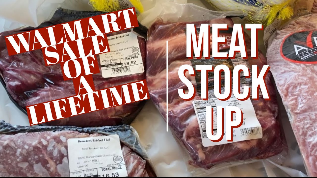 HUGE WALMART MEAT SALE! Stocking the freezer! | Vlogmas Day 7 - YouTube