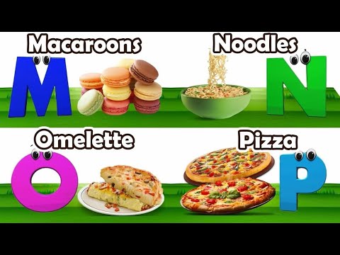 Learn The ABC Alphabet with Food Song | Food Alphabet Song | Phonics ...