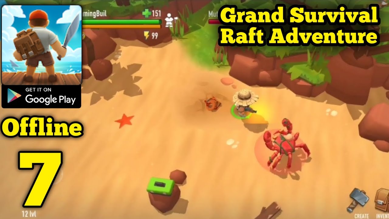 Grand Survival: Raft Adventure Gameplay Walkthrough Part 7 (Android ...