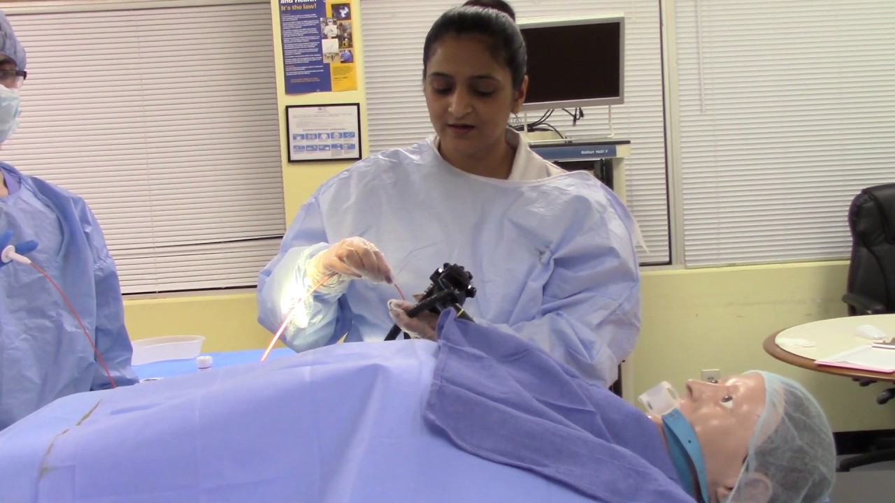 Upper Endoscopy on Surgical Manikin | AIMS Education - YouTube