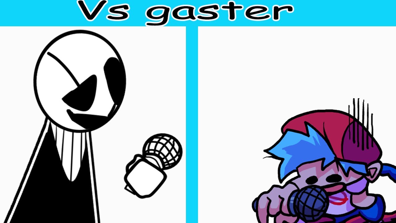 Friday night funkin' vs Gaster full week + cutscenes Hard - YouTube
